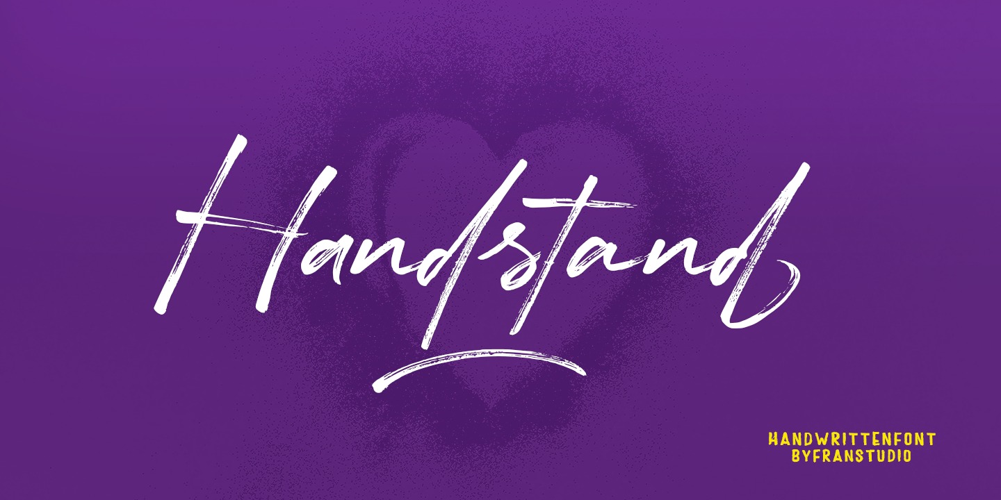 Шрифт Handstand